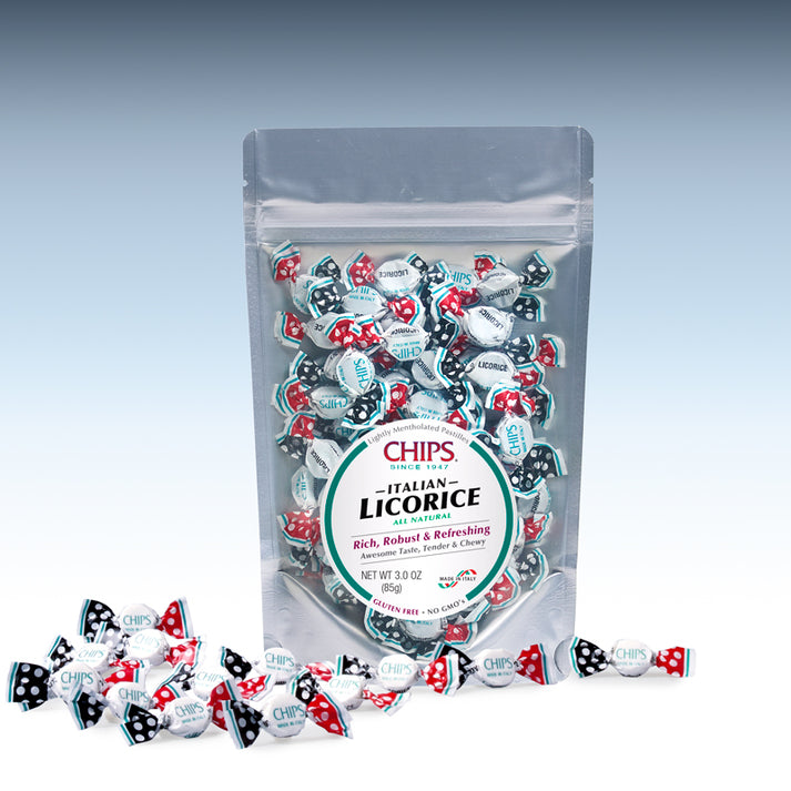 CHIPS® Italian Licorice | Lightly Mentholated Pastilles – Chipurnoi ...
